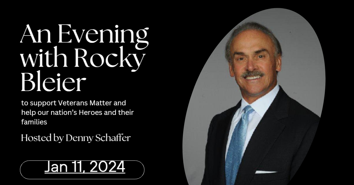 An Evening with Rocky Bleier to Support Veterans Matter